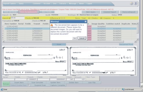 Codeline Compare on Rescan